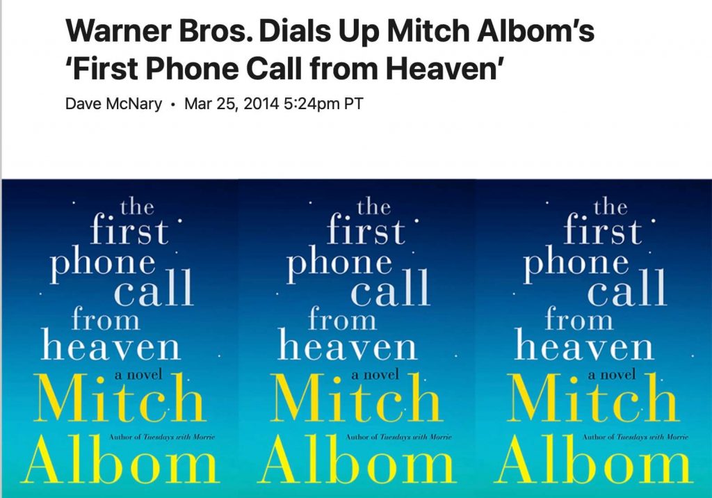 The First Phone Call from Heaven » Mitch Albom